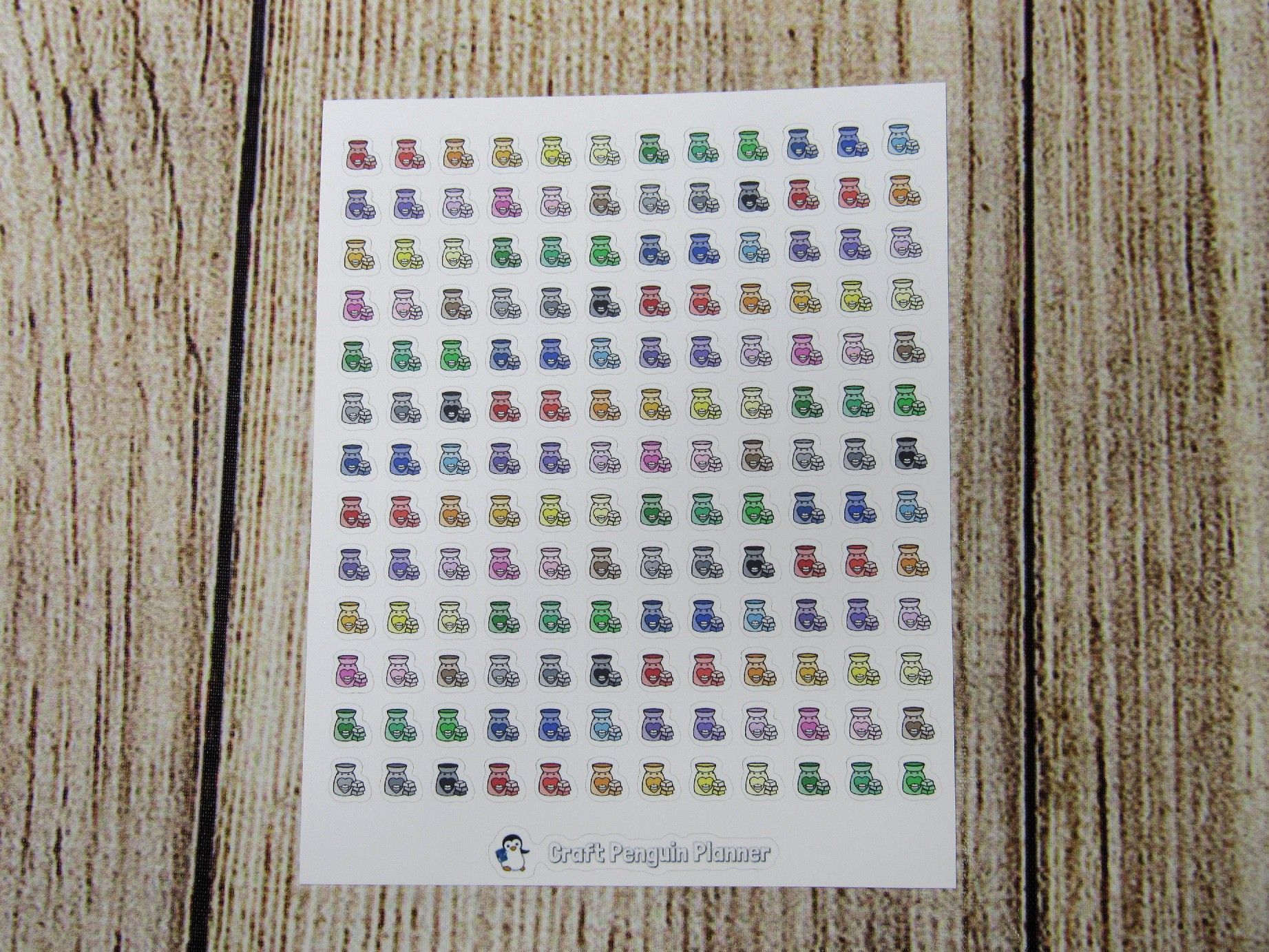 Tiny Wax Warmer Stickers – Craft Penguin Planner